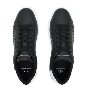 Armani Exchange Monogram-debossed Sneakers
