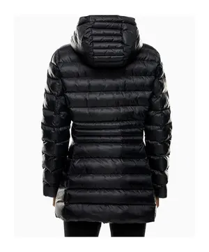 EA7 Quilted Hooded Jacket