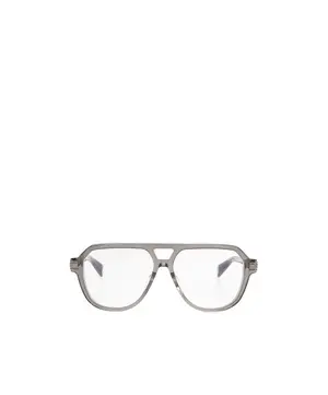 Balmain Pilot-frame Glasses - Grey