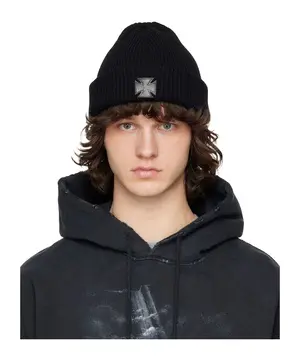 Vetements Logo Wool Blend Knit Cap