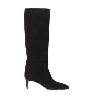 Paris Texas Pointed-toe Stiletto-heel Boots - Black