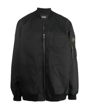 Raf Simons Graphic-print Bomber Jacket - Black