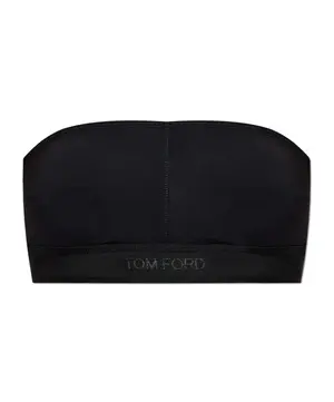 TOM FORD Logo Band Bra - Black