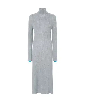 Pinko Highlander Knitted Long Dress - Gray