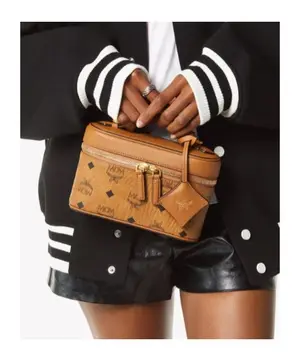 Mcm Aren Visetos Vanity Tote Bag