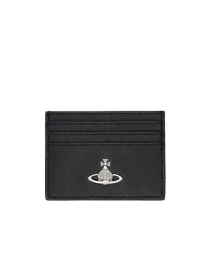 VIVIENNE WESTWOOD Orb Plaque Card Holder - Black