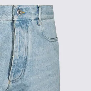 Bottega Veneta Wide-leg Jeans In Sky-bleached Denim
