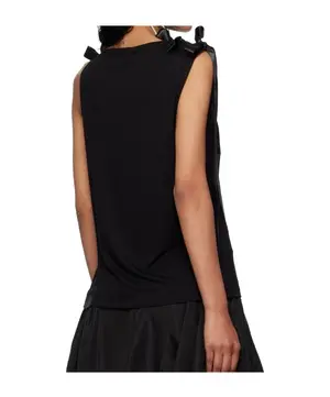 Simone Rocha Bow Ribbon Tail Tank Top