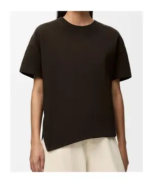 Loewe Asymmetrical T-shirt In Cotton Blend