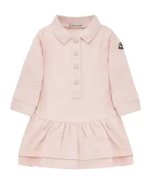 Moncler Cotton Piquet Dress - Light Pink