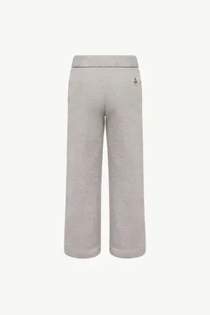 Moncler Cotton Fleece Trimmed Sweatpants