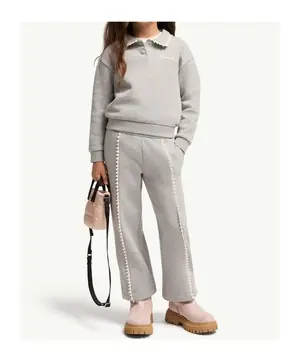 Moncler Cotton Fleece Trimmed Sweatpants