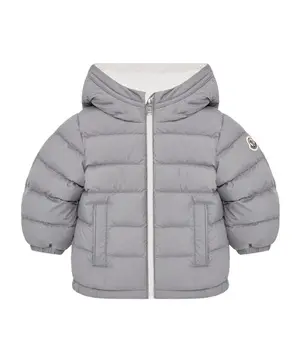 Moncler Brannock Hooded Down Jacket - Grey