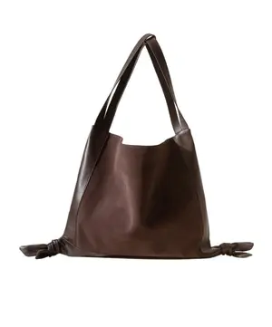 Hereu Knot Detail Shoulder Bag - Black