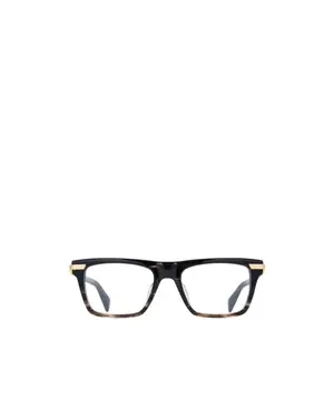 Balmain Rectangle Frame Glasses - Brown