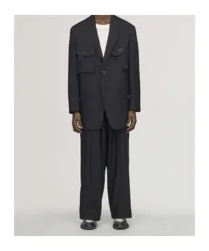 Y3 Sport Uniform Box Pleated Pants