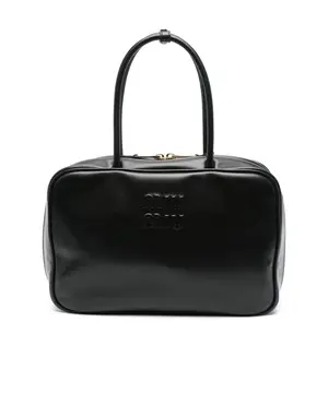 Miu Miu Zippered Handbag - Black