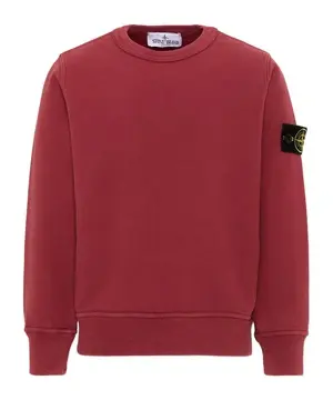 Stone Island Crew Neck Sweatshirt - Red