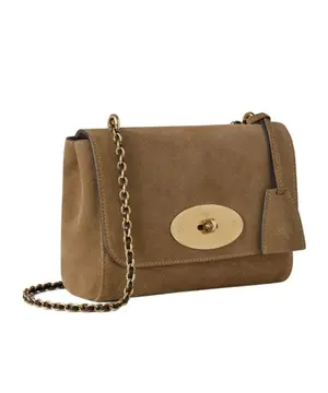 Mulberry Lily Salcombe Suede Shoulder Bag