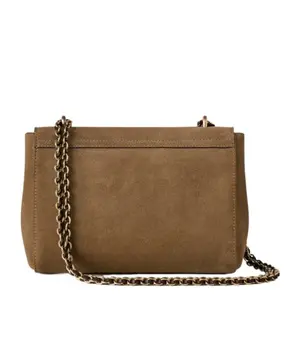 Mulberry Lily Salcombe Suede Shoulder Bag