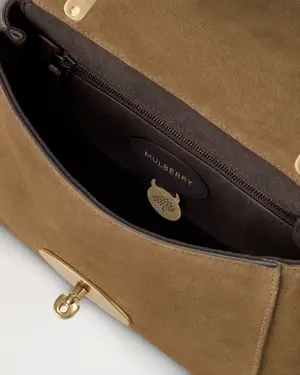 Mulberry Lily Salcombe Suede Shoulder Bag