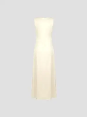 RÓHE Scoop Neck Satin Maxi Dress