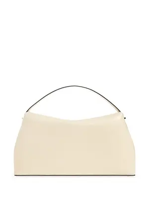 TOTEME T-lock Leather Top Handle Camel