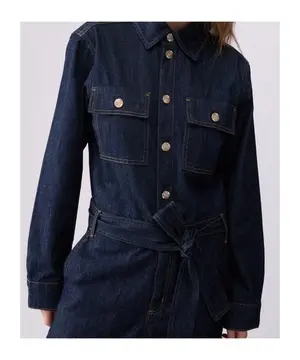 Liu Jo Long Denim Jumpsuit