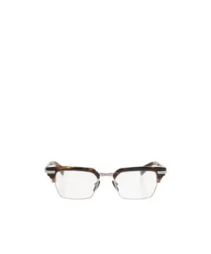 Balmain Legion Ii Square Frame Glasses - Brown