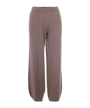 Fabiana Filippi Elastic-waist Casual Trousers - Gray