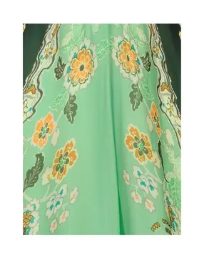Roberto Cavalli Printed Halter-neck Maxi Dress With Cut-out Detailing