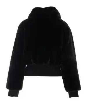 Pinko Faux-fur Ribbed-trim Jacket