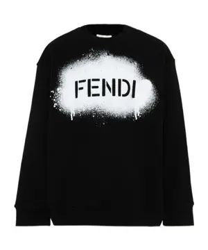Fendi Crew-neck Sweatshirt - Black