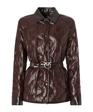 Pinko Quilted Belted Jacket