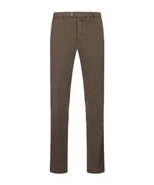 Kiton Casual Trousers With Belt Loops - Brown
