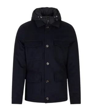 MOORER Long-sleeve Hooded Jacket