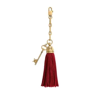 Dolce & Gabbana Tassel Keychain - Red