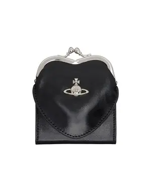 VIVIENNE WESTWOOD Heart-frame Wallet - Black