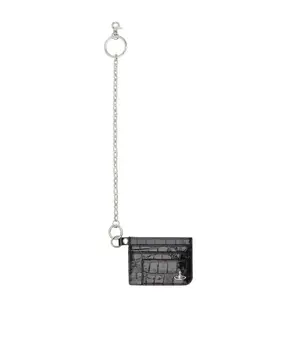VIVIENNE WESTWOOD Croc-effect Orb Card Holder