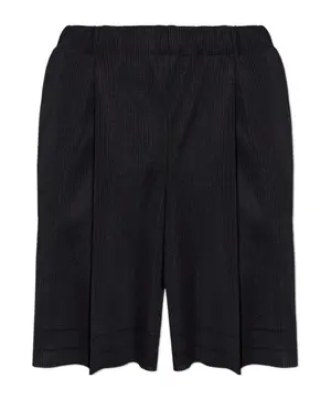 Issey Miyake Pleated Shorts - Black