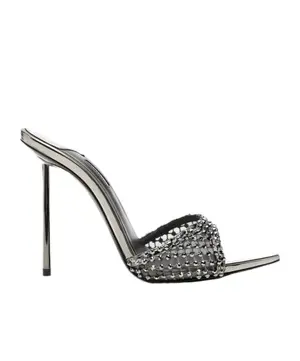 LE SILLA Pointed-toe High-heeled Sandals - Black