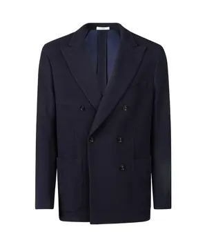 Boglioli Double-breasted Buttoned Blazer - Black