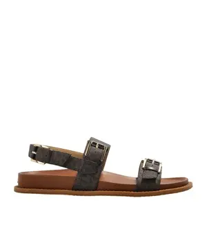 Michael Kors Nia Flat Sandals - Brown
