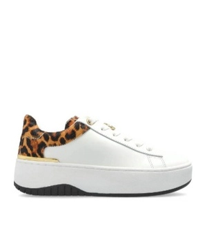 Michael Kors Leopard Printed Lace-up Sneakers - No