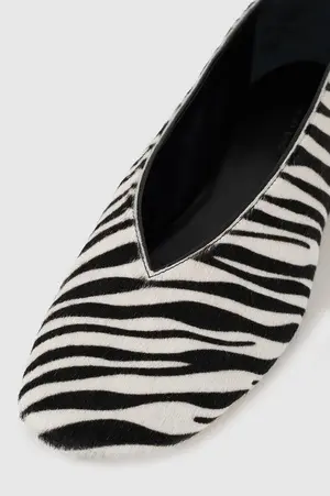 ANINE BING Ana Flats Print Calf Hair