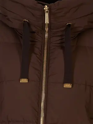 MOORER Long-sleeve Zippered Cotton-padded Jacket