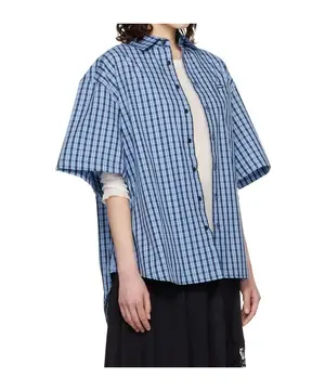 Vetements Plaid Short-sleeved Shirt