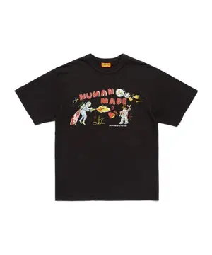 HUMAN MADE Graphic T-shirts - Black