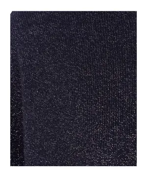 TWINSET Metallic-thread Embellished Knit Sweater