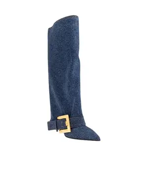Balmain Anthem Buckled Boots